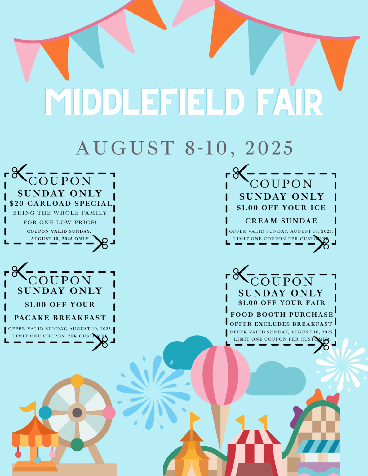 Coupons – The Middlefield Fair